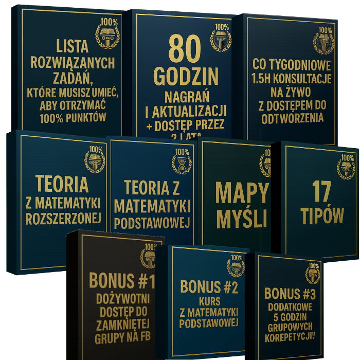 Matematyka Rozszerzona na 100% (AFM) - 100 z matematyki